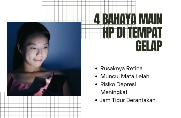 4 Bahaya Main Hp Di Tempat Gelap, Bisa Bikin Rusak Retina!